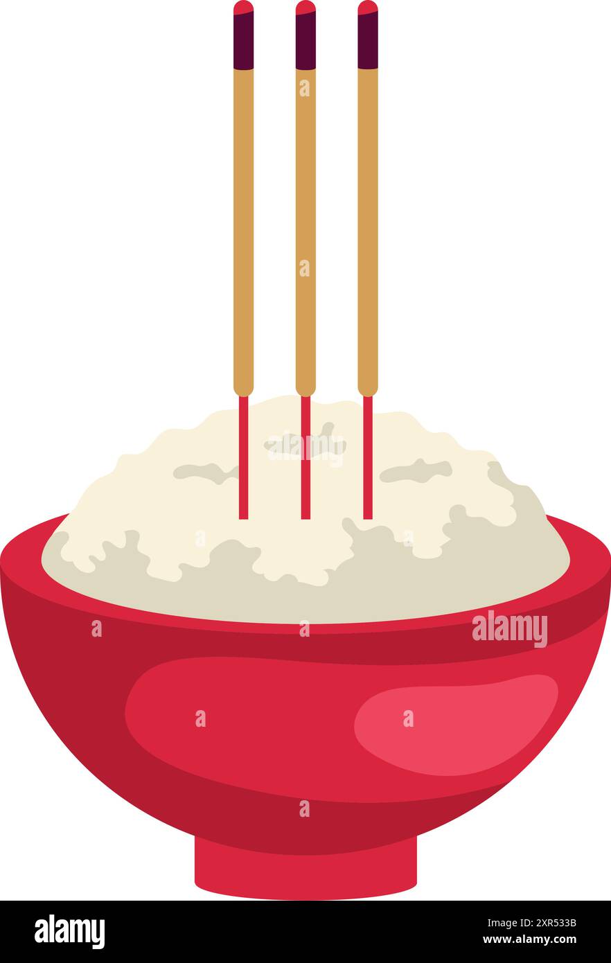 Incense burning in chinese Stock Vector Images - Alamy