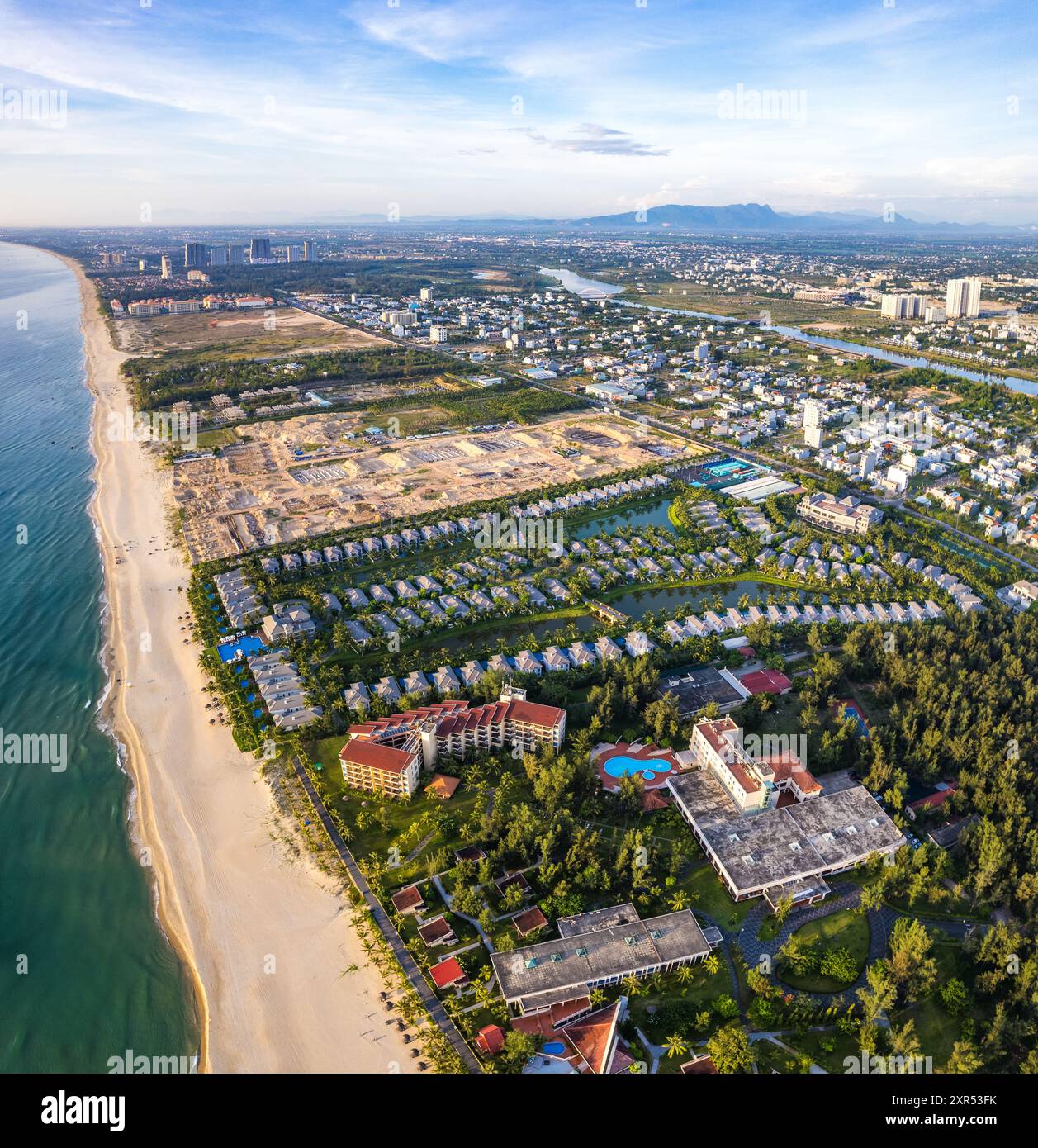 Aerial view non nuoc beach hi-res stock photography and images - Alamy