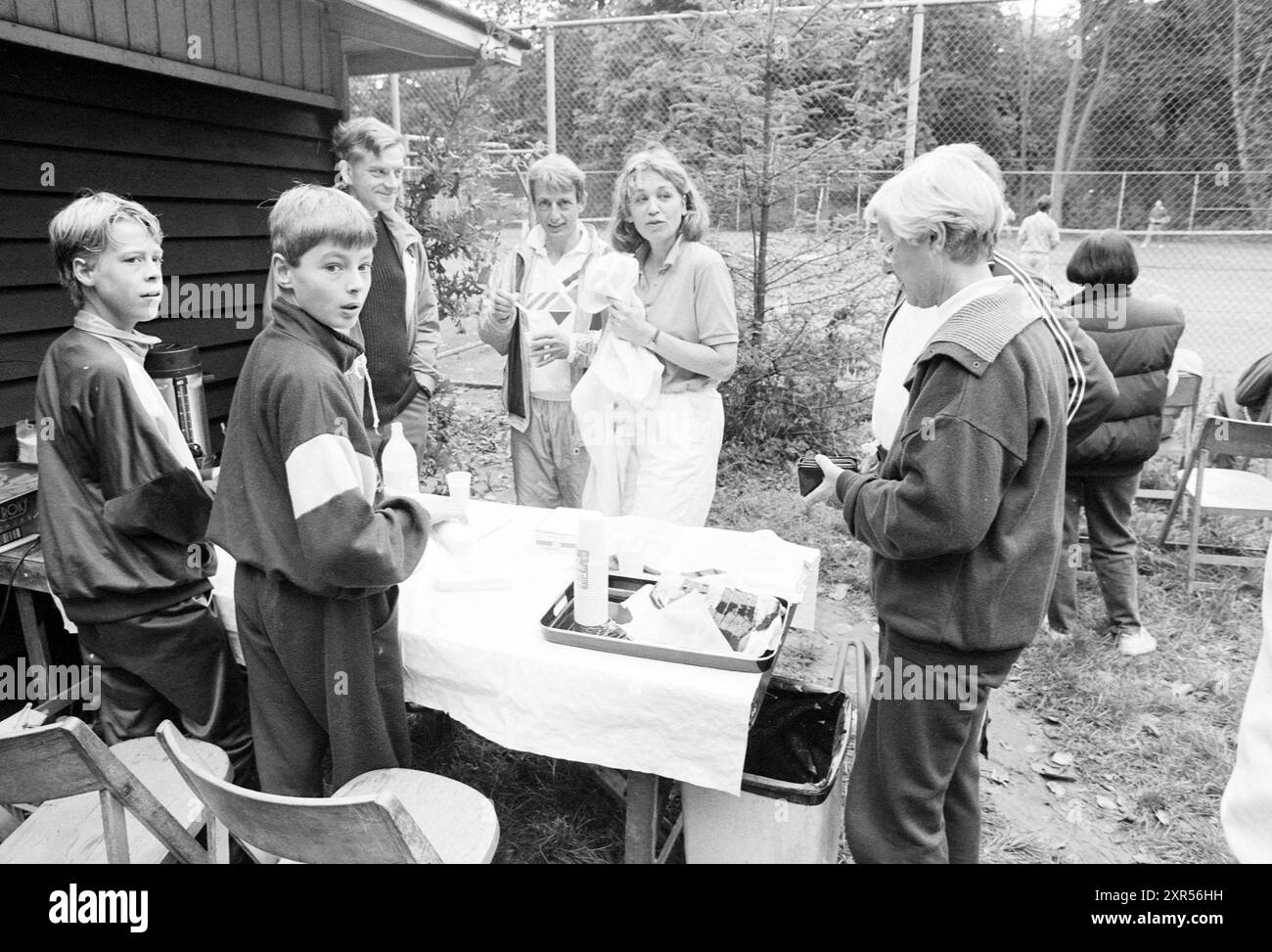 Tennis club grounds Black and White Stock Photos & Images - Alamy