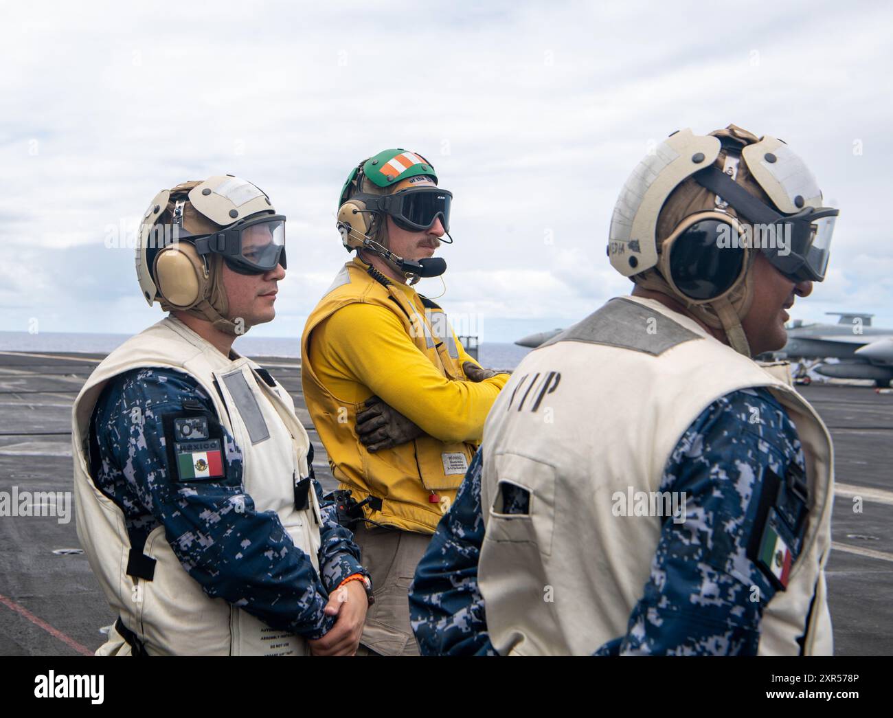 Rear Adm. Genaro Martinez-Cardenas, commander, Mexican Navy Task Force ...
