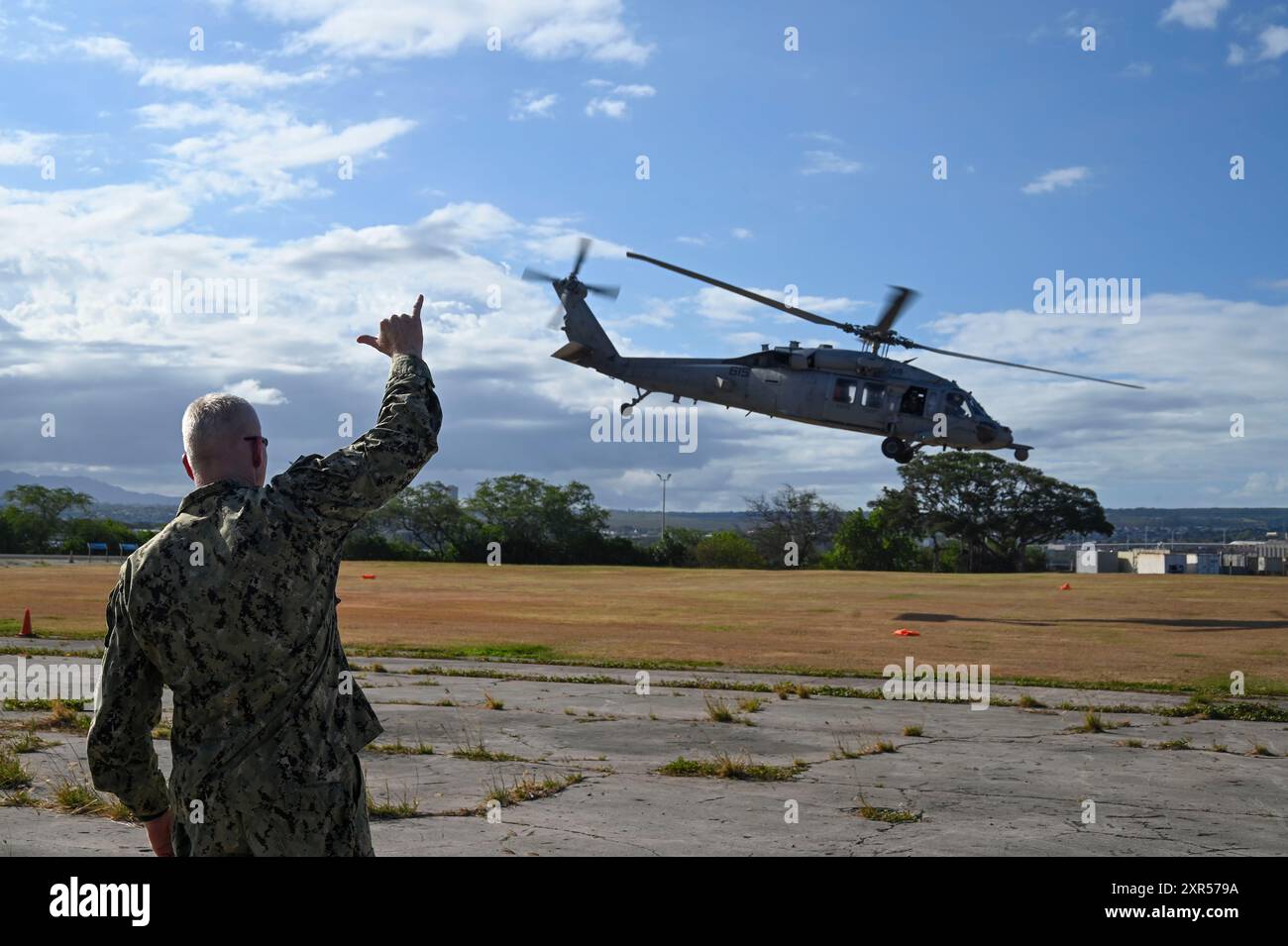 Vice Adm. John Wade, commander, U.S. 3rd Fleet, and Exercise Rim of the ...