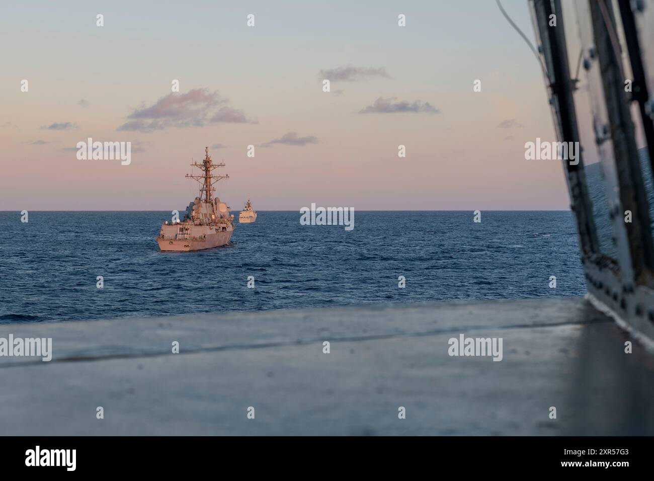 The Arleigh Burke-class guided-missile destroyer USS William P ...