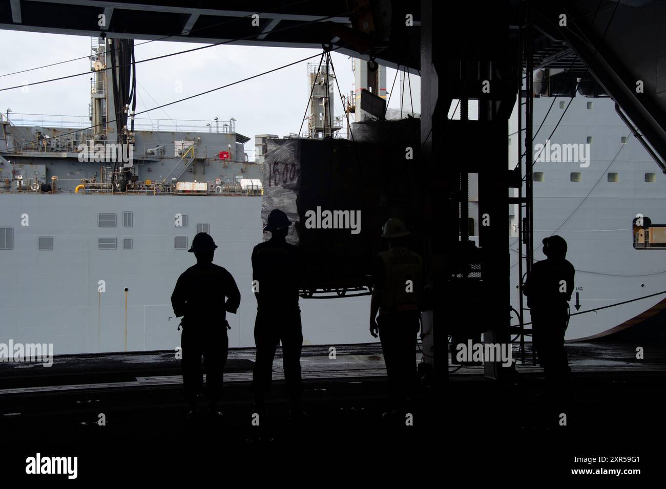 Sailors aboard Nimitz-class aircraft carrier USS Carl Vinson (CVN 70 ...