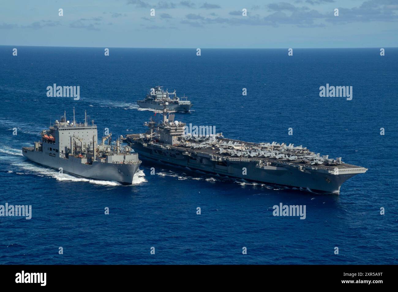 Nimitz-class aircraft carrier USS Carl Vinson (CVN 70) conducts a ...