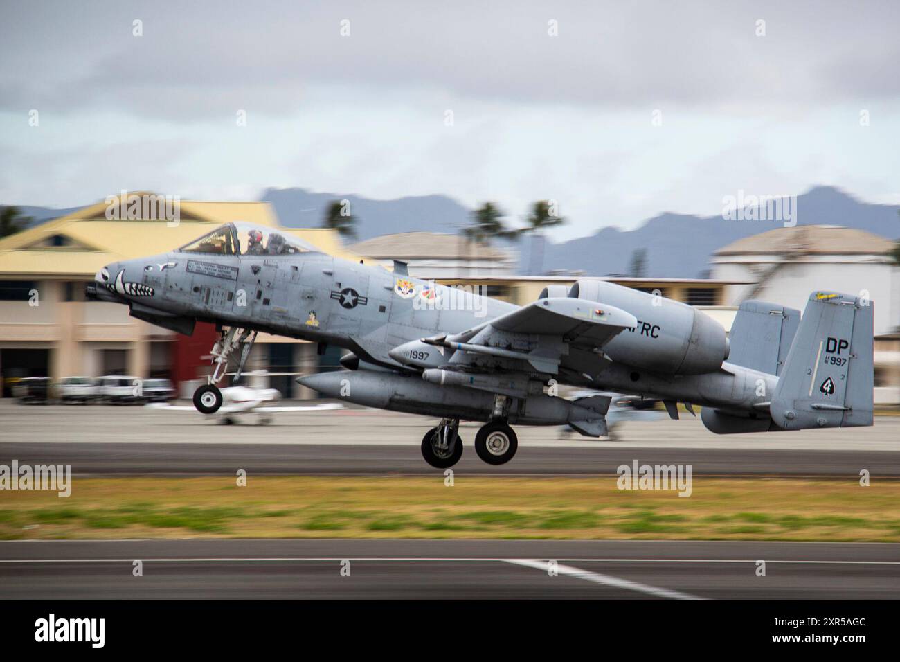 An A-10 Thunderbolt II, attached to the U.S. Air Force 924th Fighter ...