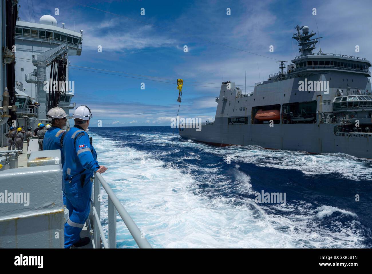 Members of Naval Replenishment Unit (NRU)Asterix, Eric Stone and Dale ...