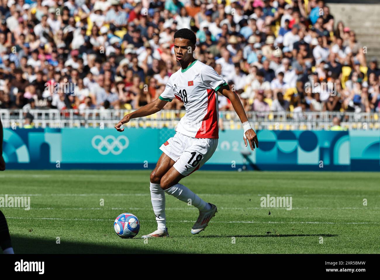 Nantes, France. 8th Aug, 2024. Amir Richardson (MAR) Football/Soccer ...