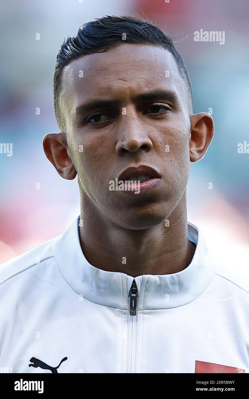 Nantes, France. 8th Aug, 2024. Soufiane Rahimi (MAR) Football/Soccer ...