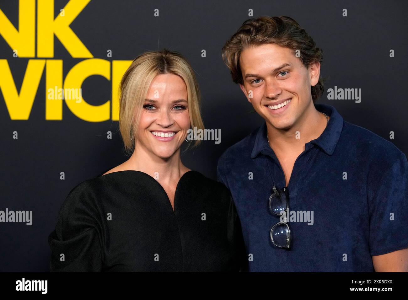 Reese Witherspoon, left, and Deacon Reese Phillippe arrive at the ...