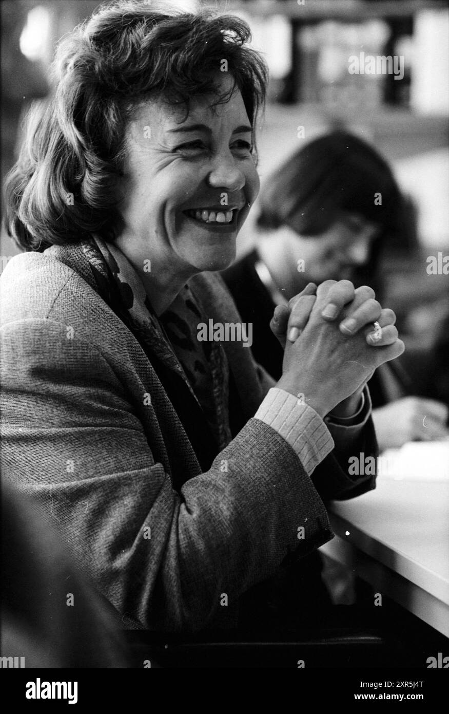 Visit State Secretary Netelenbos, refugee aid, Haarlem, The Netherlands ...