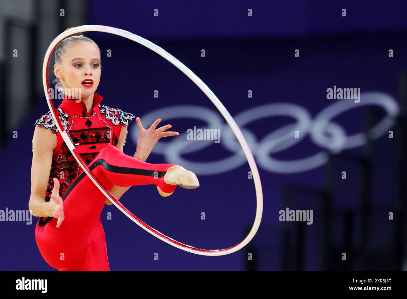 Paris, France. 8th Aug, 2024. Taisiia Onofriichuk (UKR) Rhythmic ...