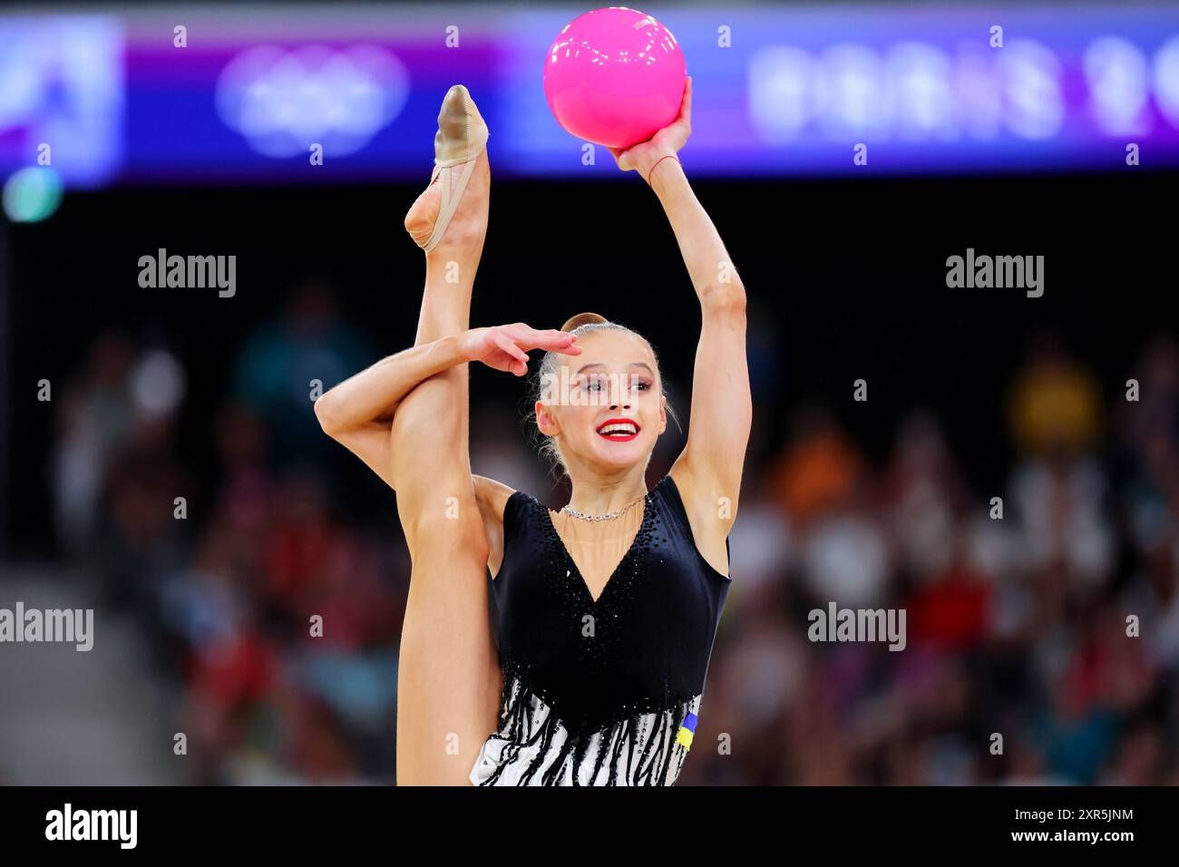 Paris, France. 8th Aug, 2024. Taisiia Onofriichuk (UKR) Rhythmic ...