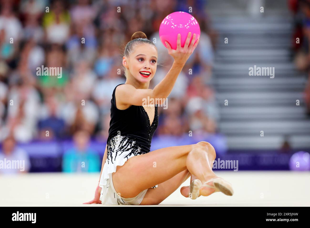Paris, France. 8th Aug, 2024. Taisiia Onofriichuk (UKR) Rhythmic ...