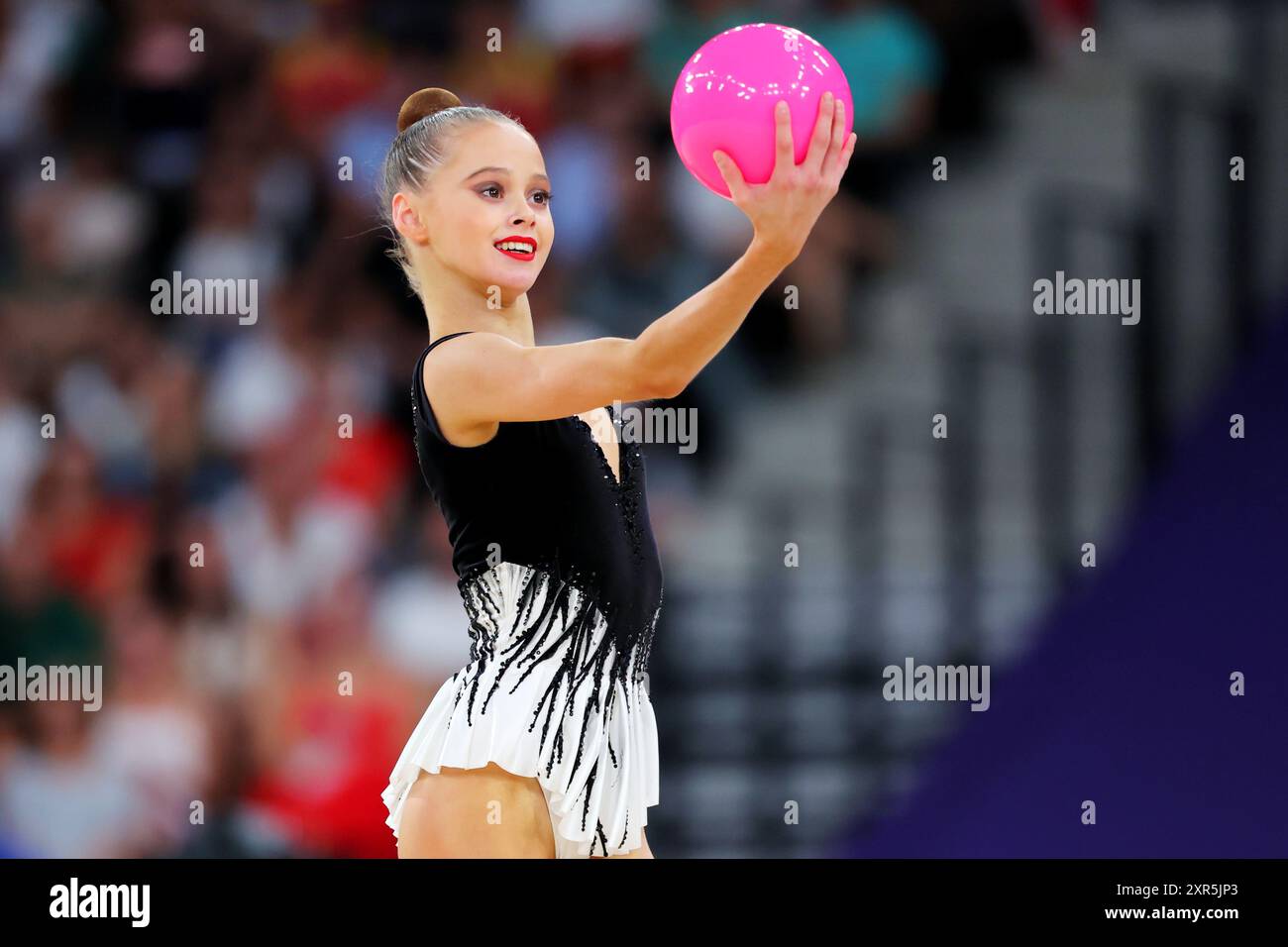 Paris, France. 8th Aug, 2024. Taisiia Onofriichuk (UKR) Rhythmic ...