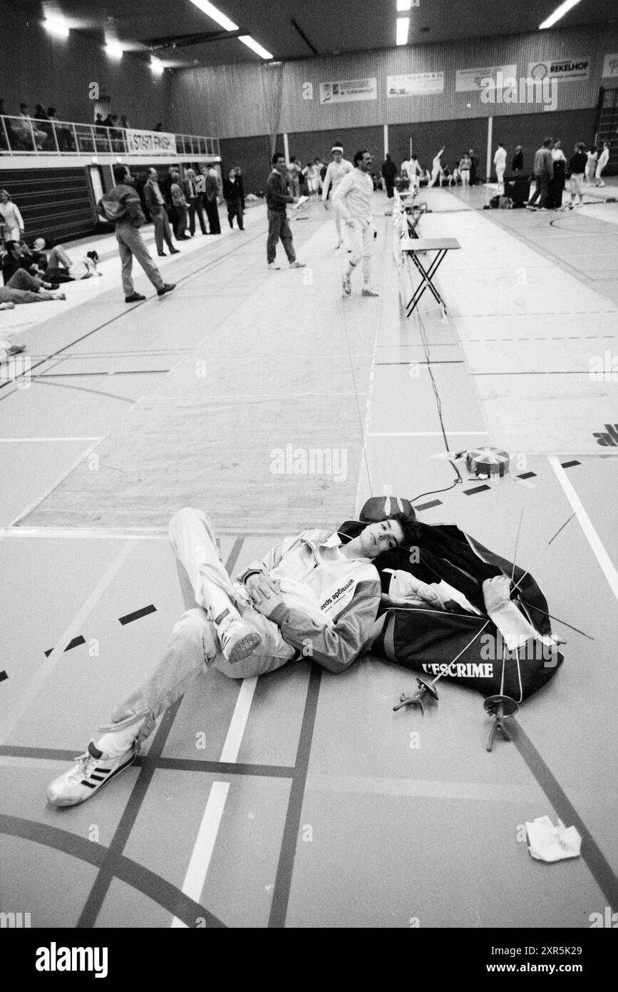 Fencing championships at the Groenendaal sports hall, Fencing, 03-12 ...