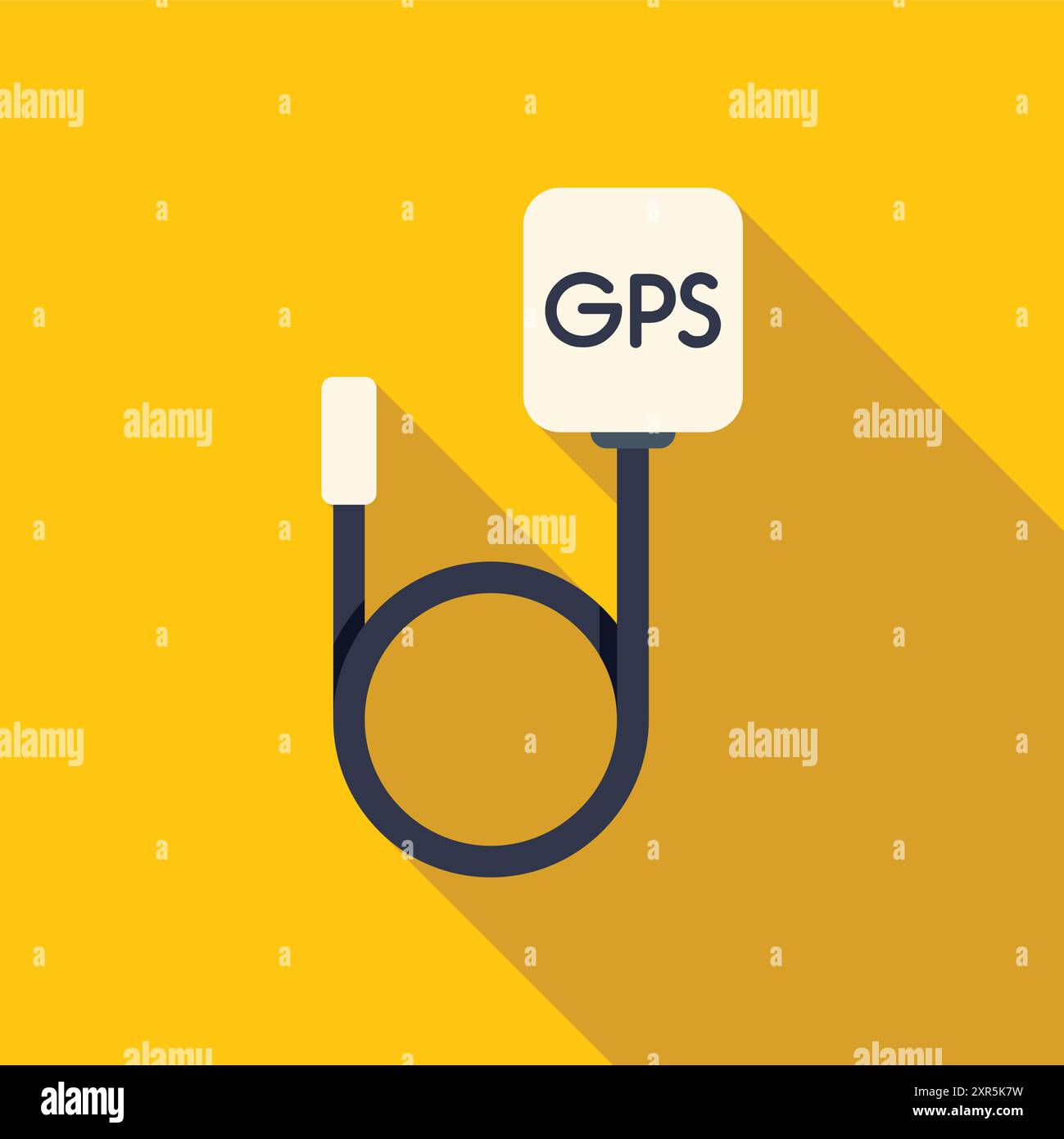Gps Receiver Is Determining Location Using Satellite Navigation System Stock Vector Image And Art 