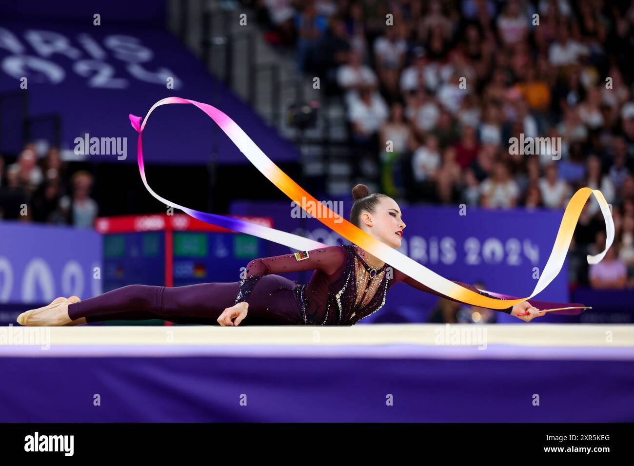 Paris, France. 8th Aug, 2024. Darja Varfolomeev (GER) Rhythmic ...