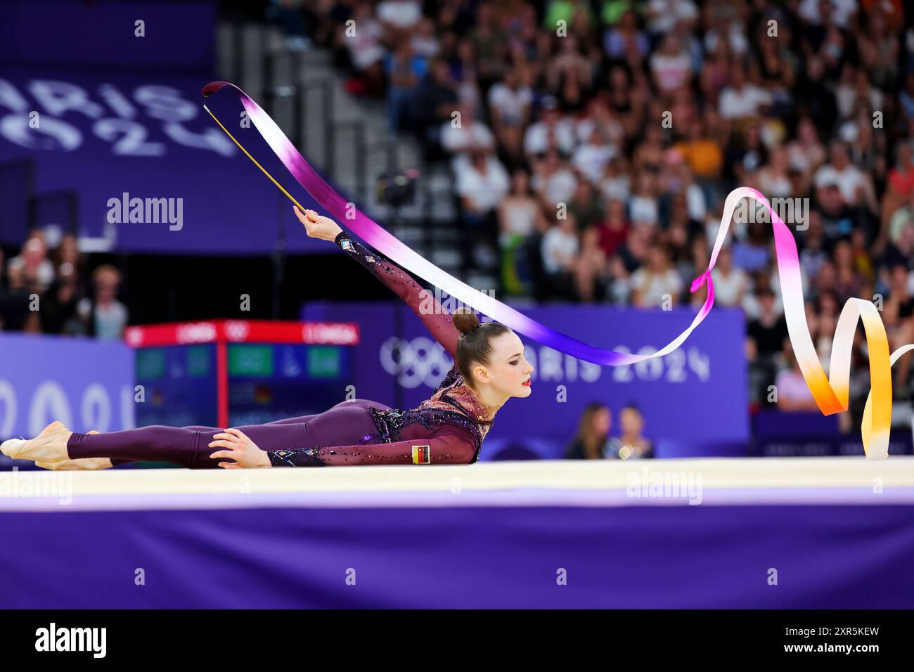 Paris, France. 8th Aug, 2024. Darja Varfolomeev (GER) Rhythmic Gymnastics : Individual All ...