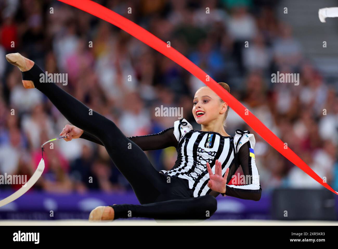 Paris, France. 8th Aug, 2024. Taisiia Onofriichuk (UKR) Rhythmic ...