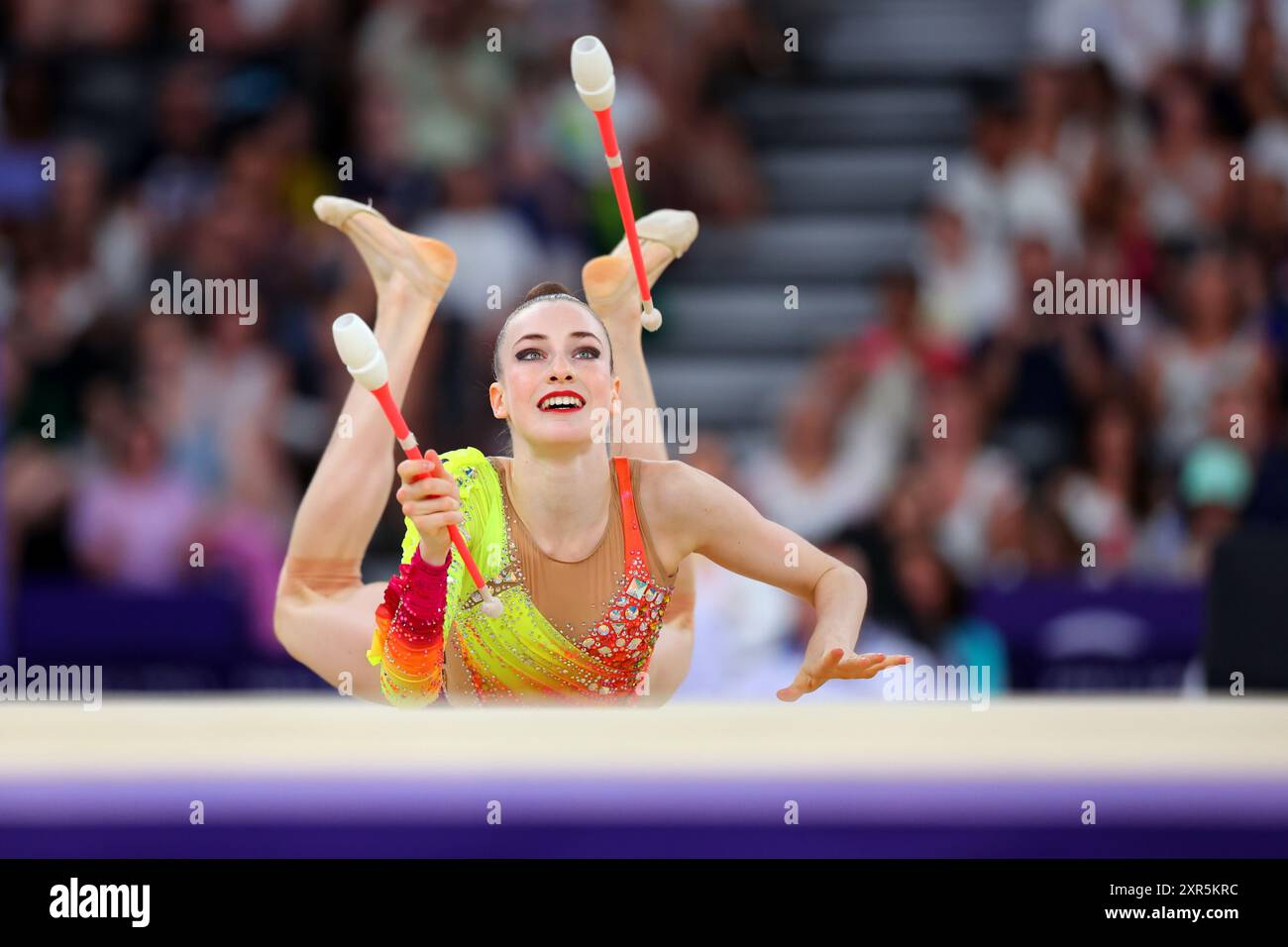 Paris, France. 8th Aug, 2024. Darja Varfolomeev (GER) Rhythmic Gymnastics : Individual All ...