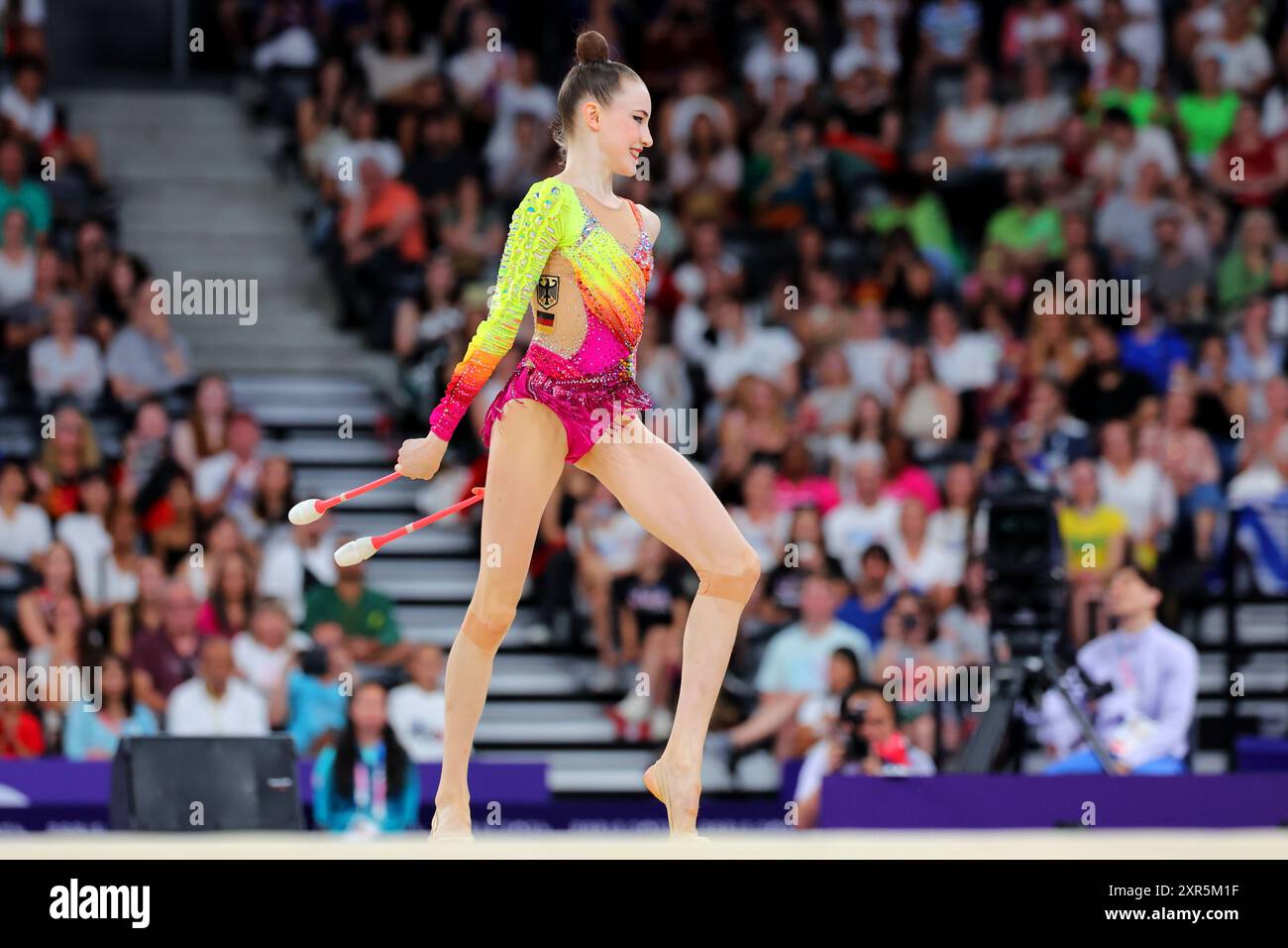 Paris, France. 8th Aug, 2024. Darja Varfolomeev (GER) Rhythmic Gymnastics : Individual All ...