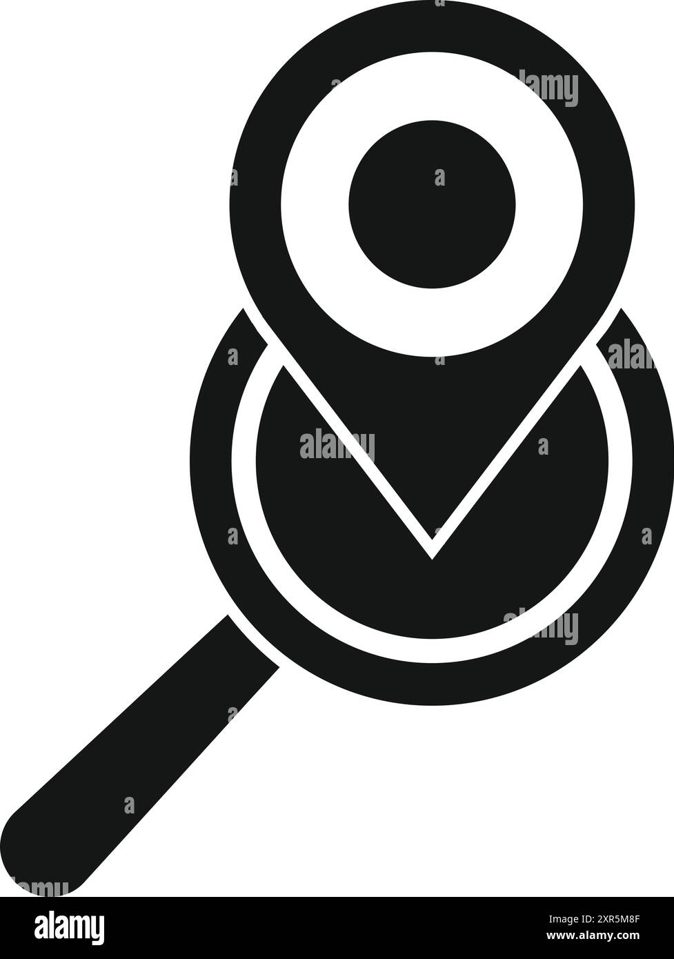 Magnifying glass focusing on global hi-res stock photography and images ...