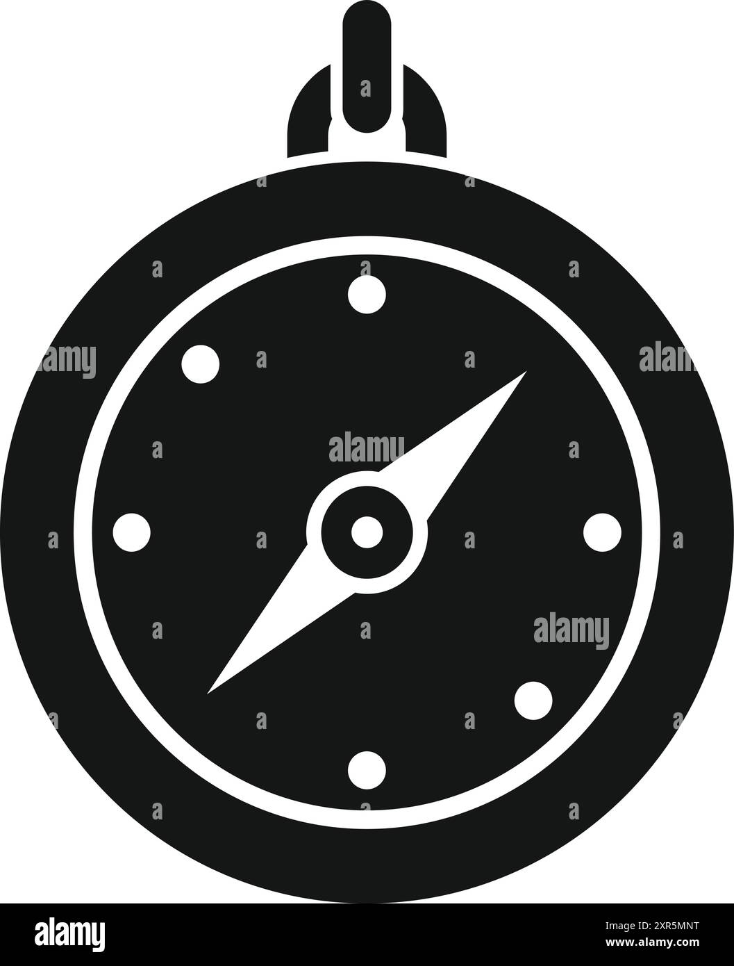 Compass pointing north map Black and White Stock Photos & Images - Alamy