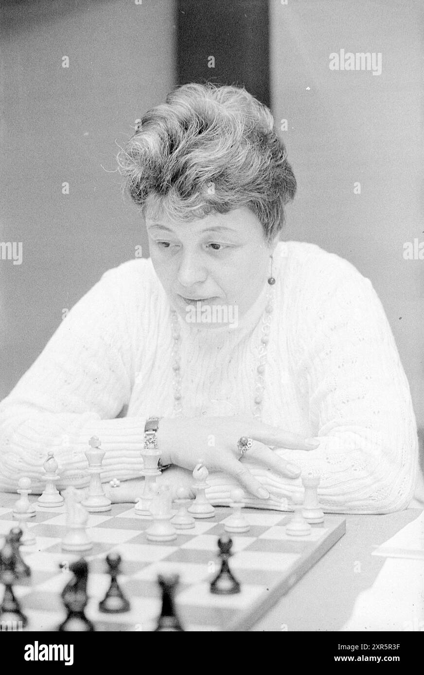 Portrait chess player Black and White Stock Photos & Images - Alamy