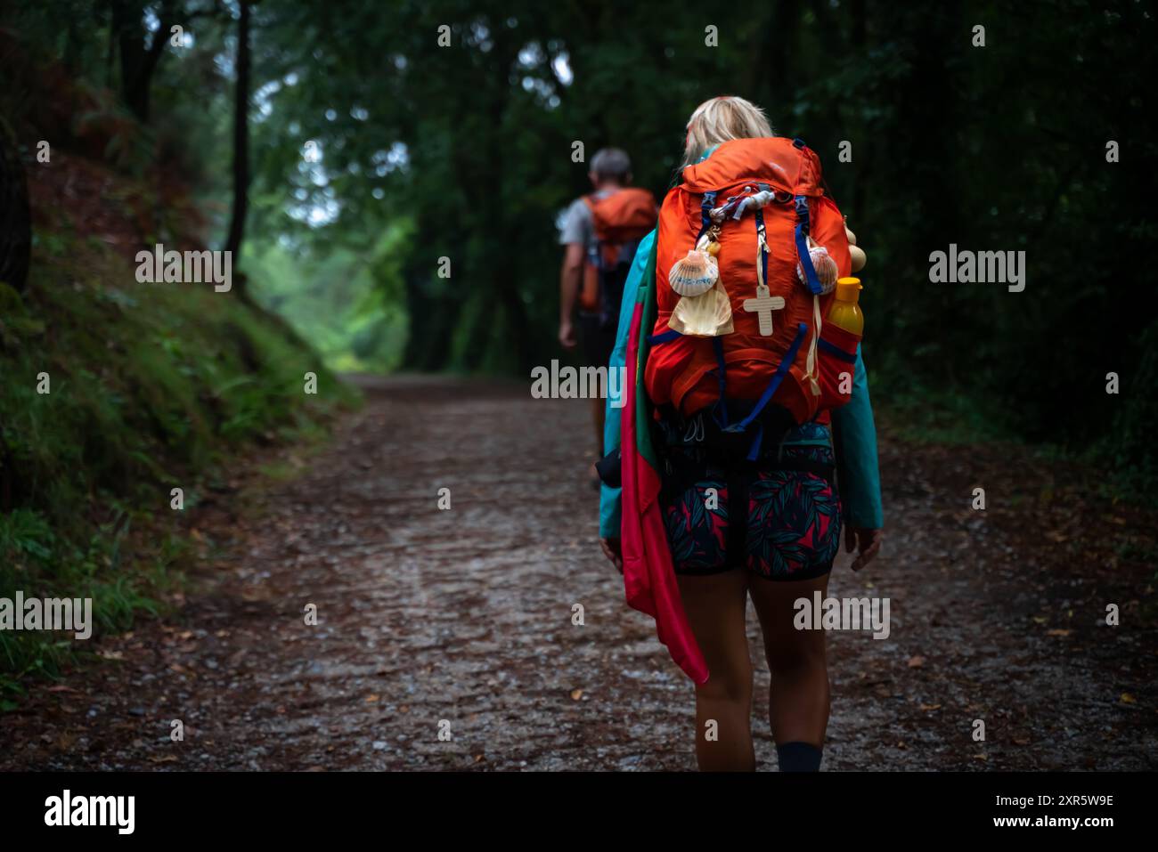 Pilgrim walking on countryside hi-res stock photography and images - Alamy