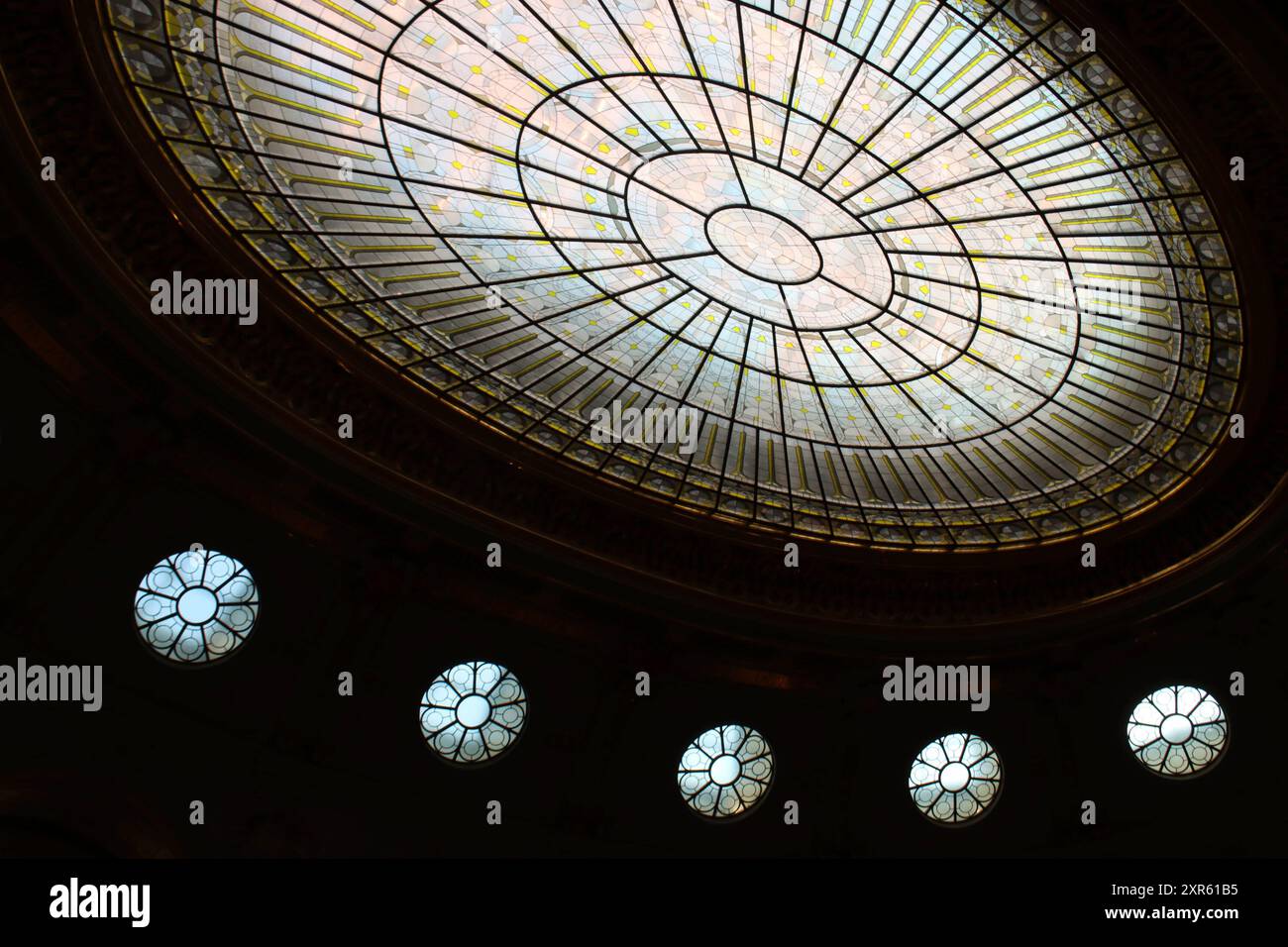 An interial view of Sanyapo Library, a French-style learning facility ...