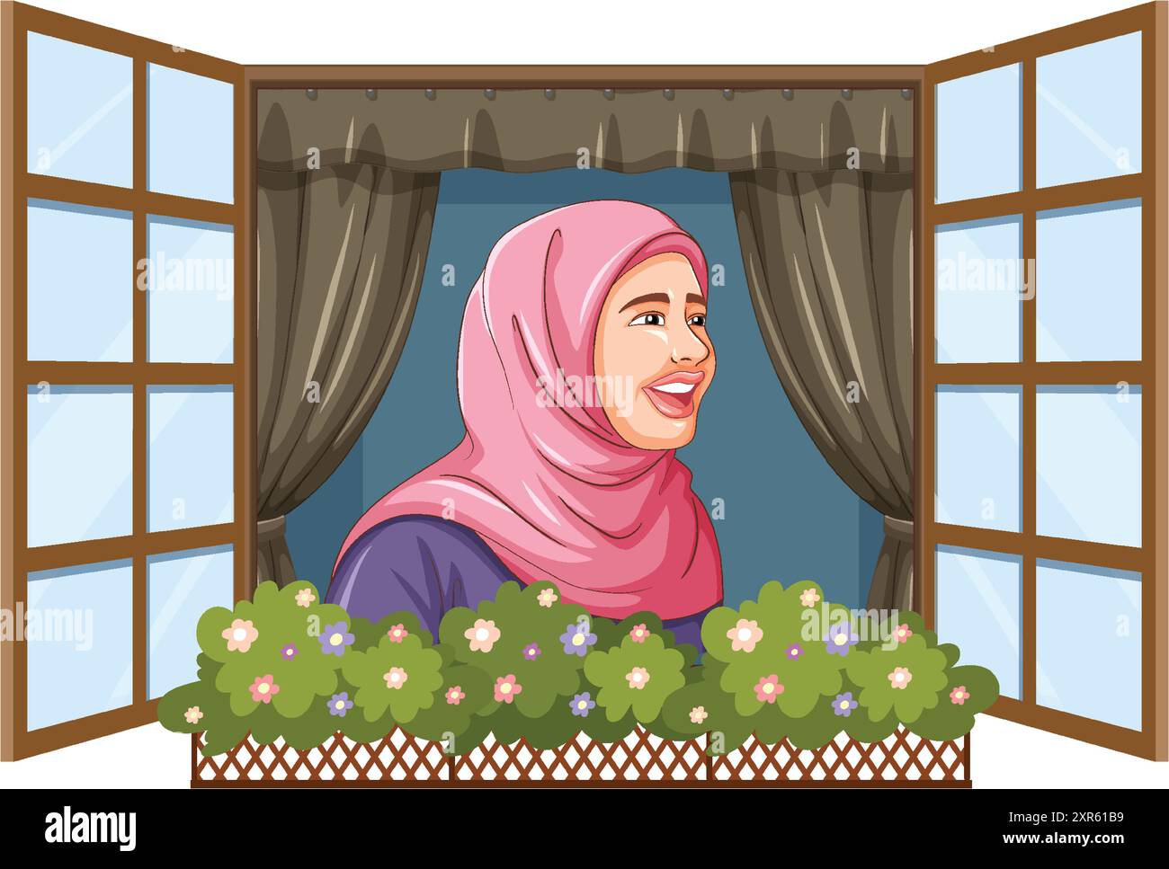 Smiling female being in Cut Out Stock Images & Pictures - Alamy