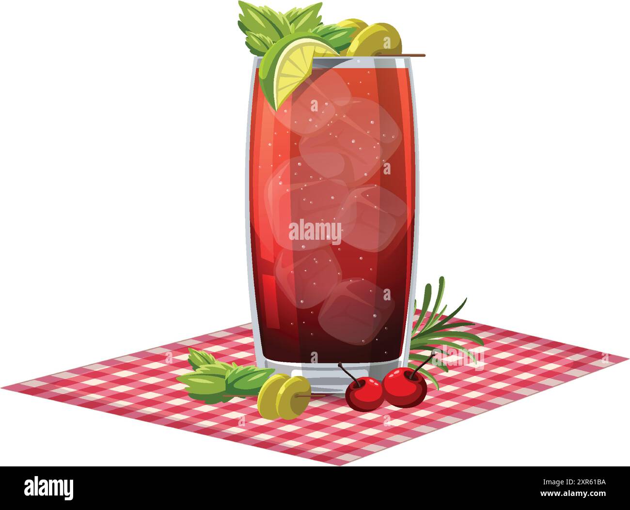 Tall herbs Stock Vector Images - Alamy