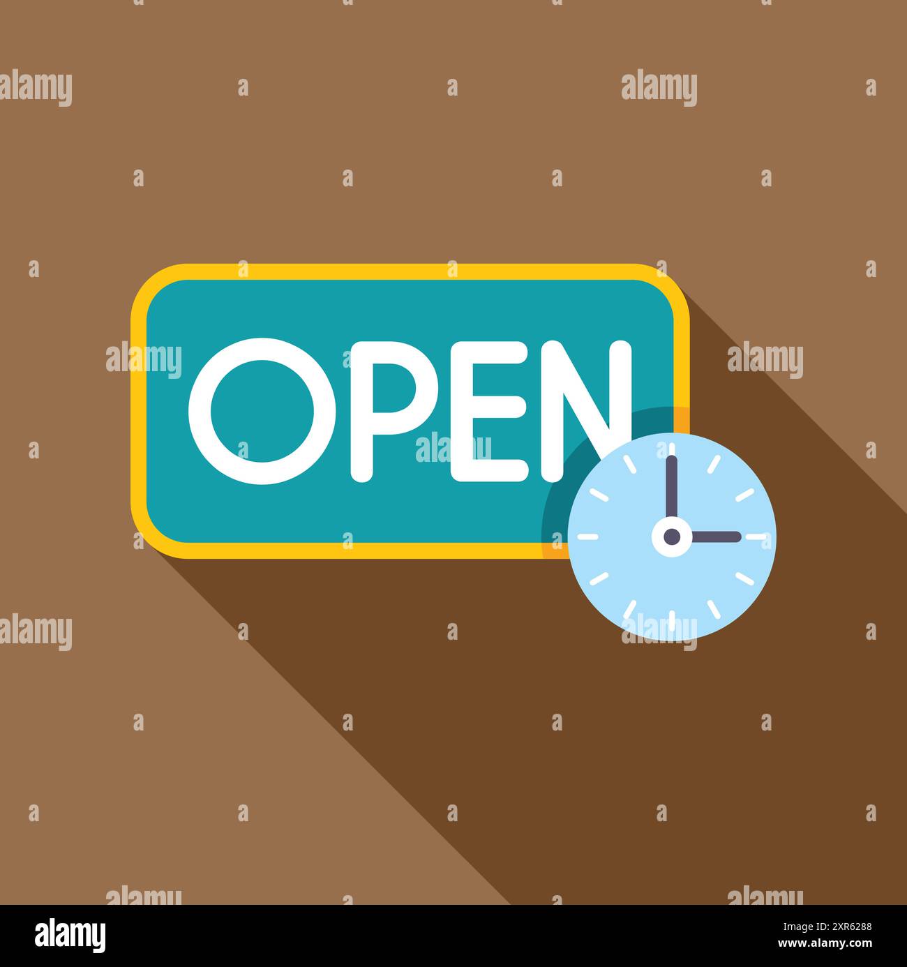 The clock hanging on the wall Stock Vector Images - Alamy
