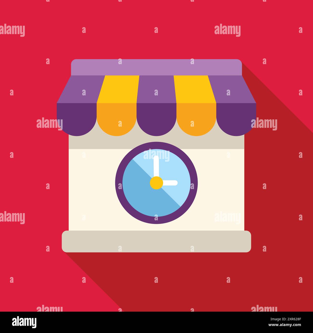 Operating hours schedule Stock Vector Images - Alamy