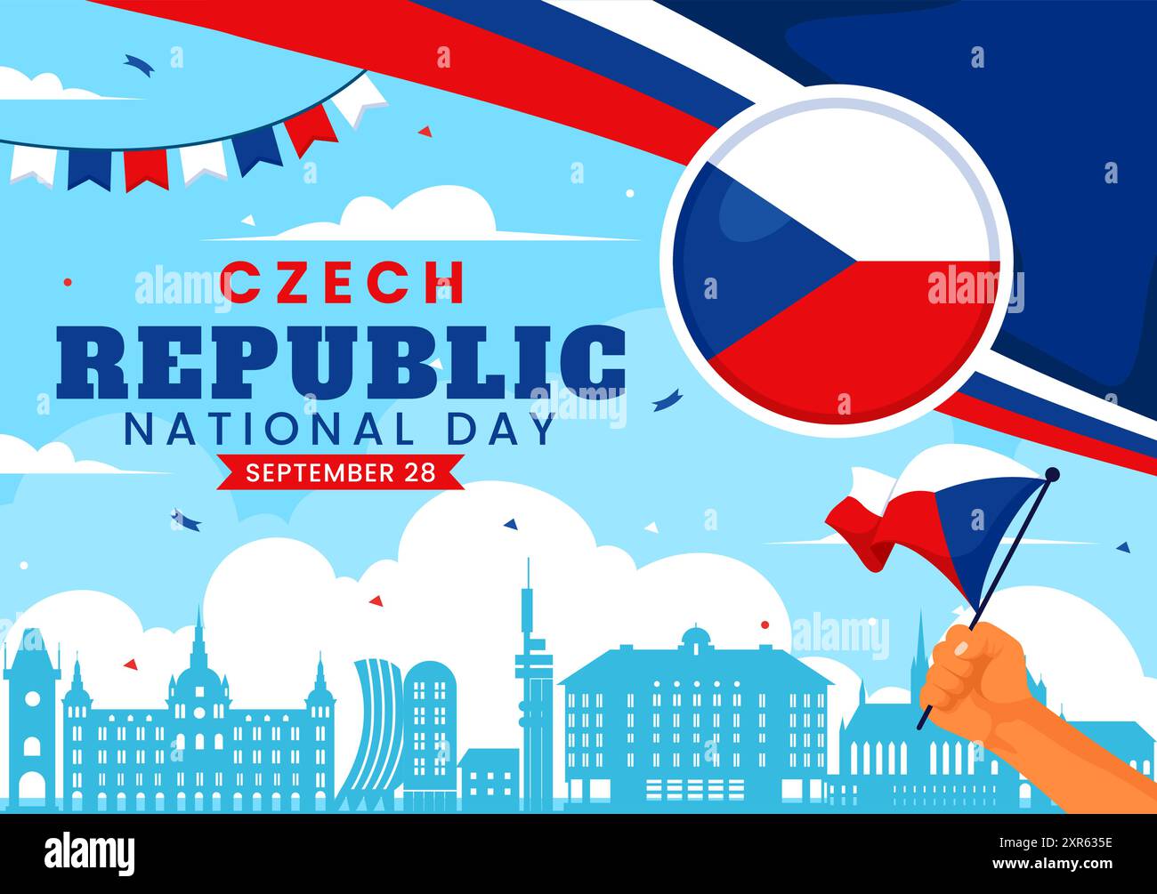 Czechia national day Stock Vector Images - Alamy