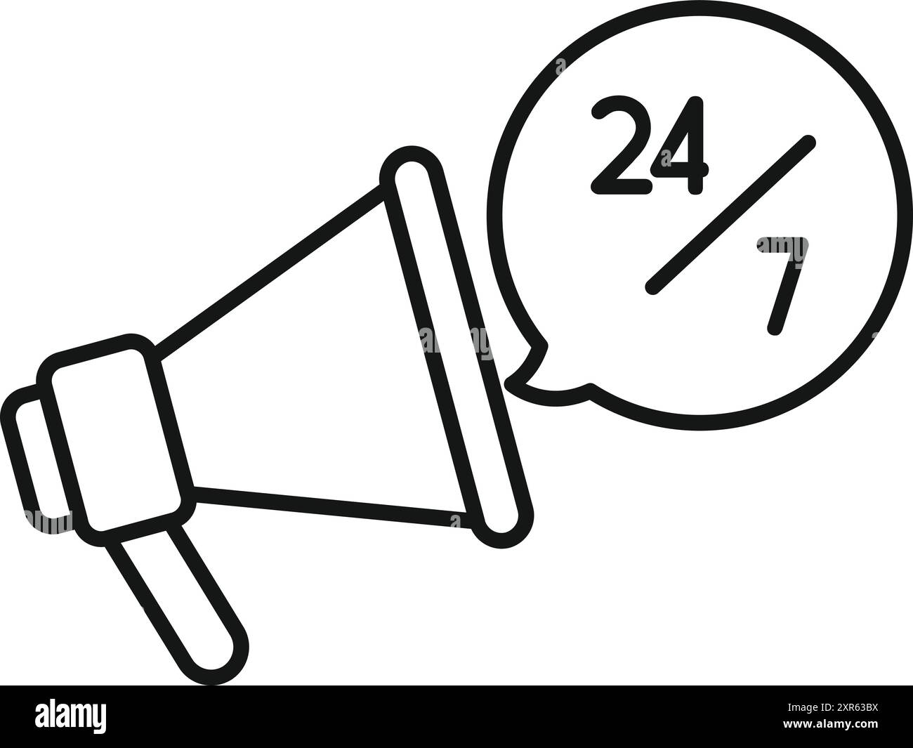 Megaphone is announcing twenty four seven availability, a great visual ...