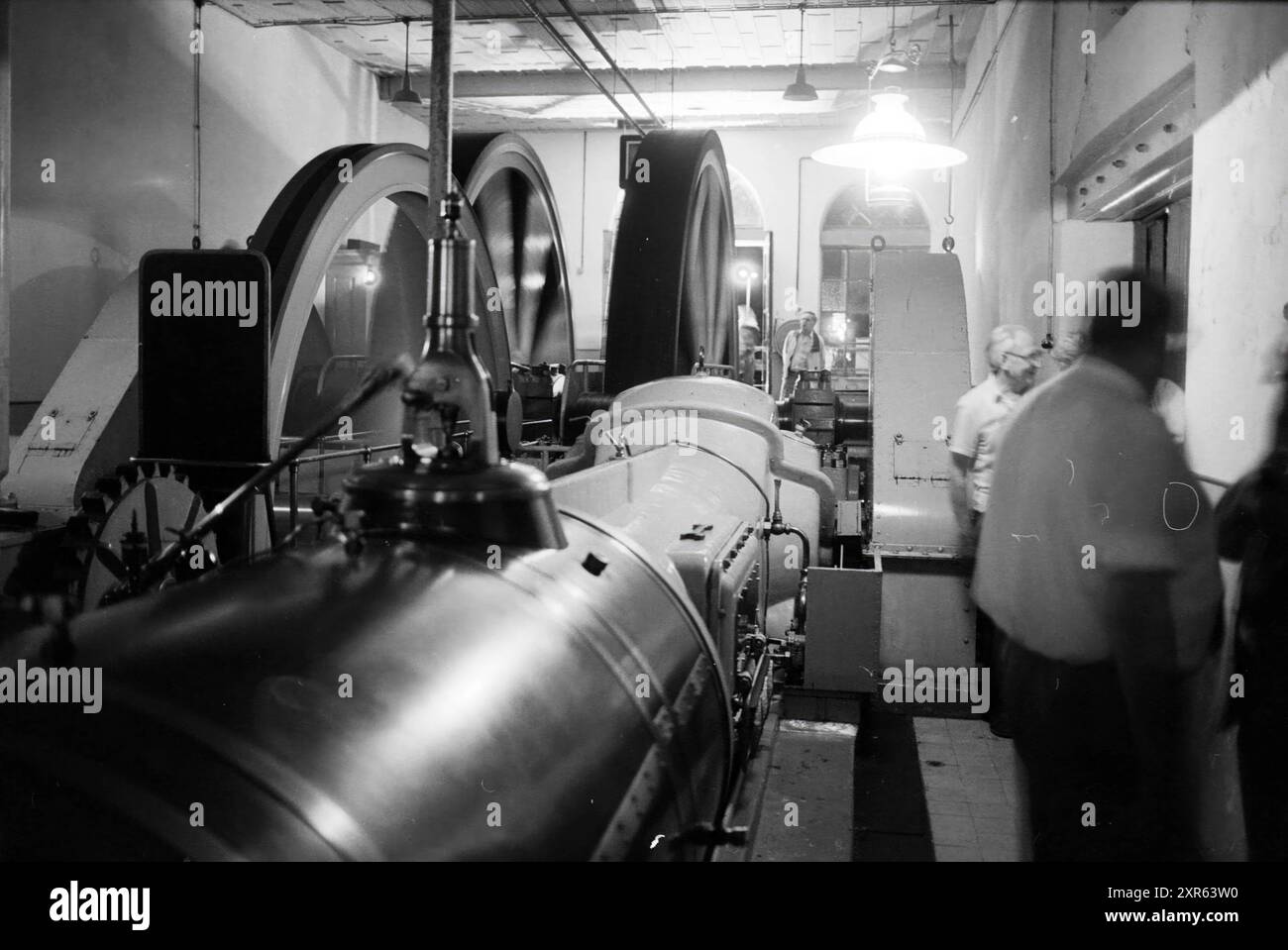 Steam pumping station Halfway in the evening light, Steam pumping ...
