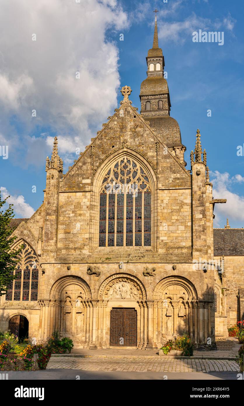 Romanica - Byzantine basilica of Saint Sauveur in Dinan, France Stock ...
