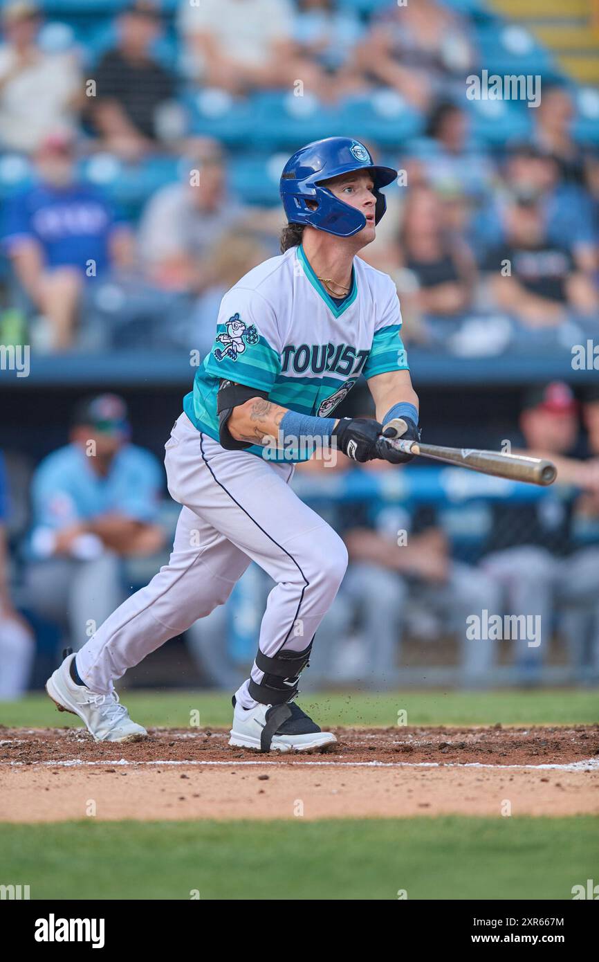 Asheville Tourists Anthony Sherwin (14) during a game against the ...