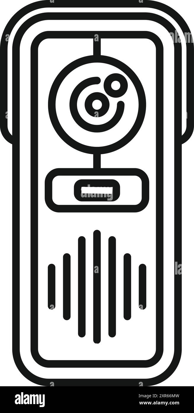 Monitor intercom Black and White Stock Photos & Images - Alamy