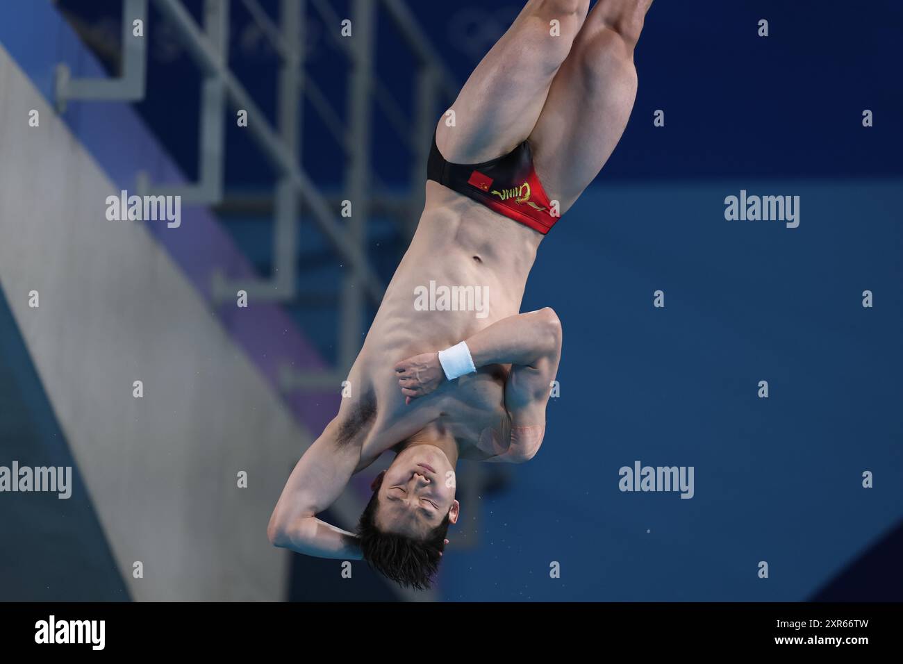 **CHINESE MAINLAND, HONG KONG, MACAU AND TAIWAN OUT** Chinese diver ...