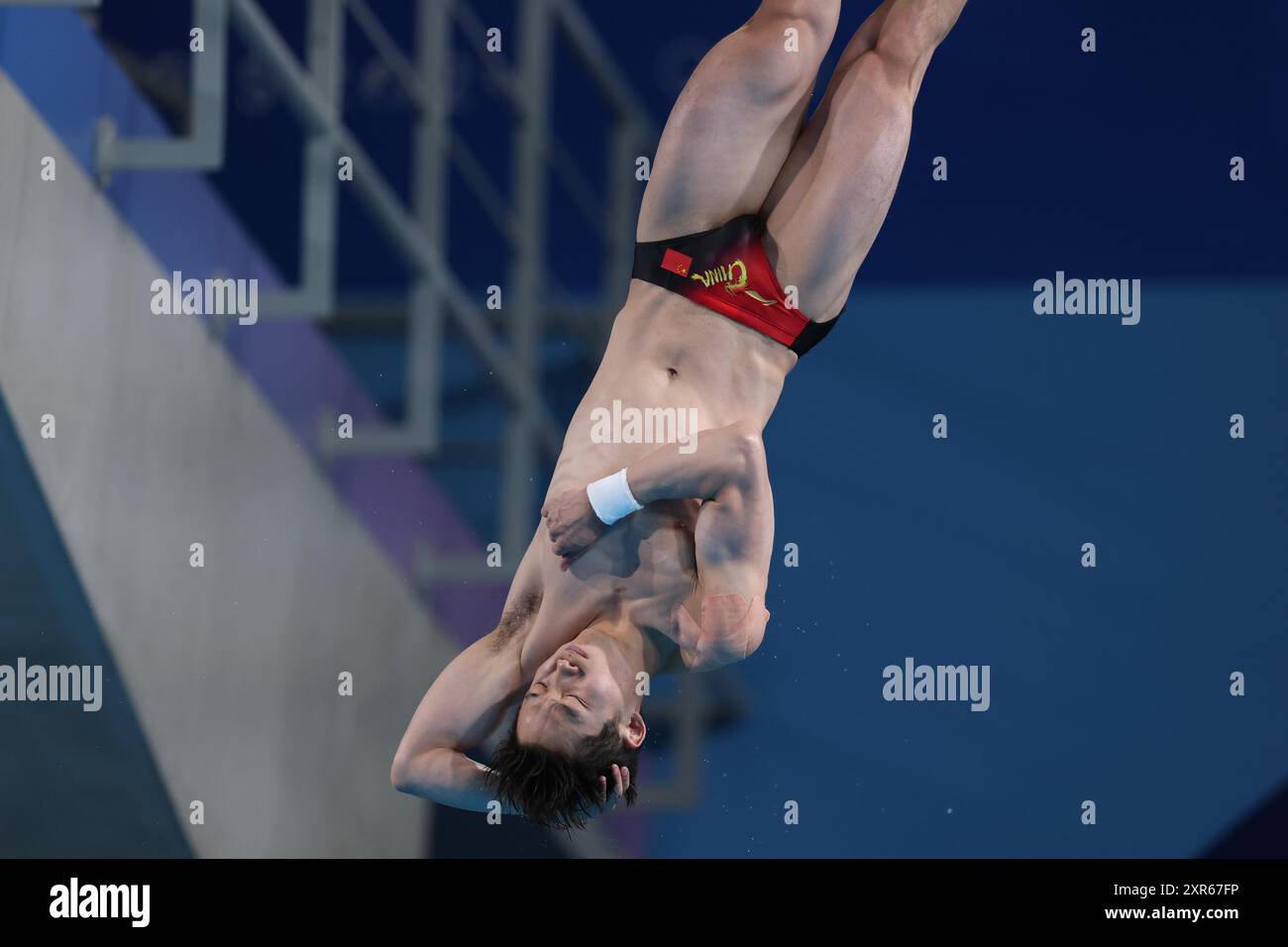 **CHINESE MAINLAND, HONG KONG, MACAU AND TAIWAN OUT** Chinese diver ...