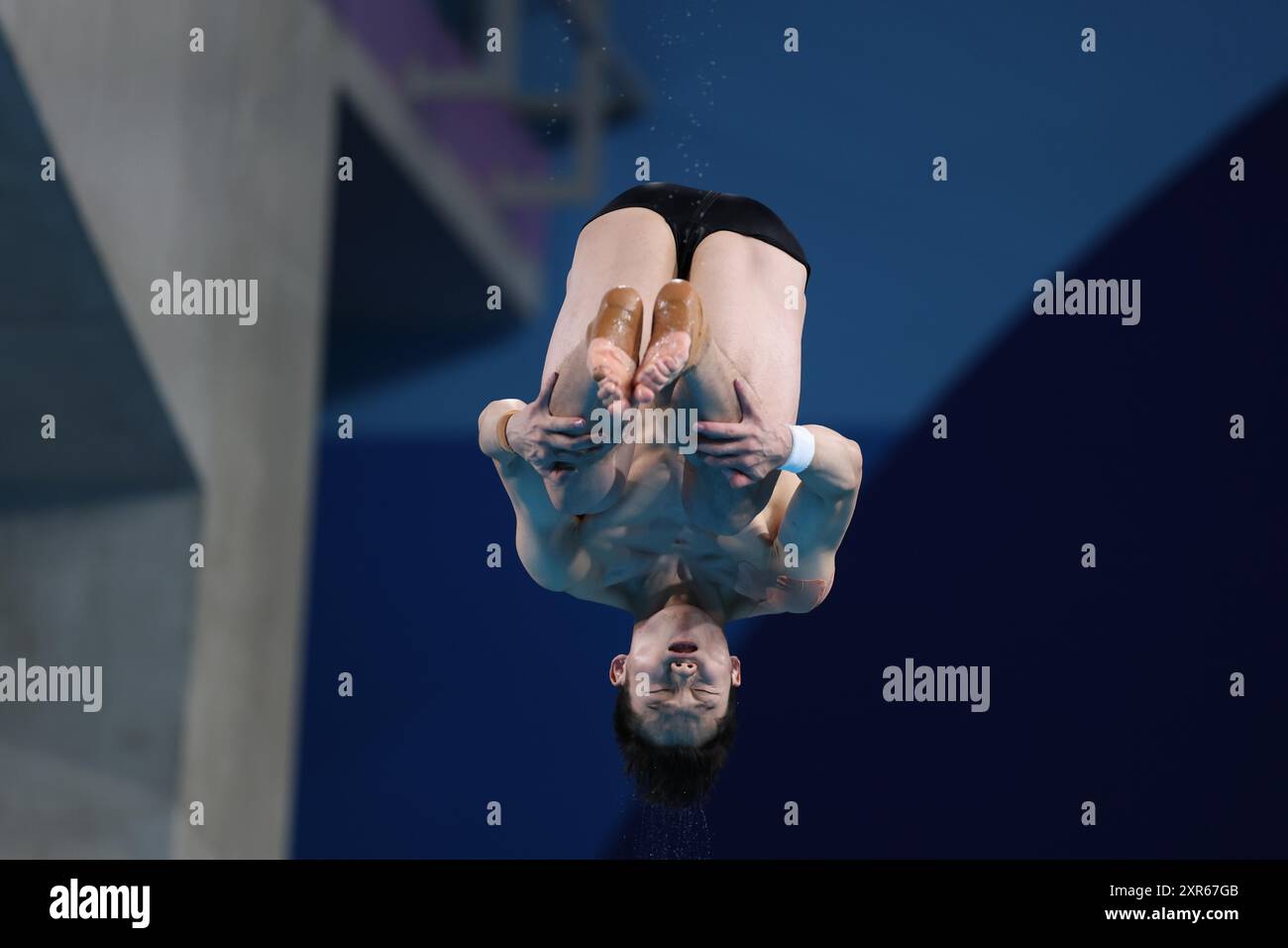 **CHINESE MAINLAND, HONG KONG, MACAU AND TAIWAN OUT** Chinese diver ...