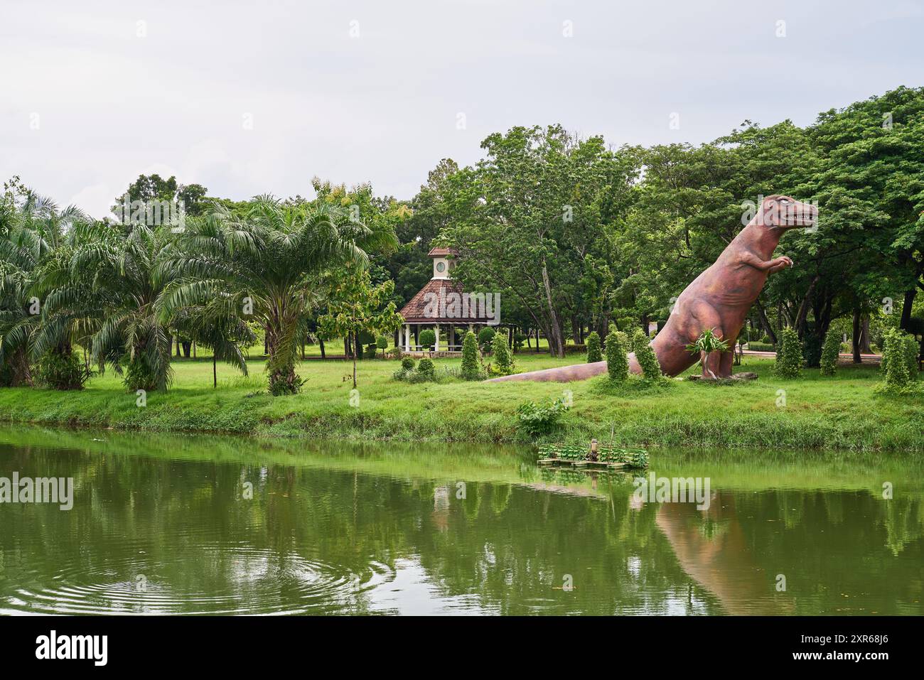 The King Rama IX city park in the island of Phuket, Thailand Stock ...