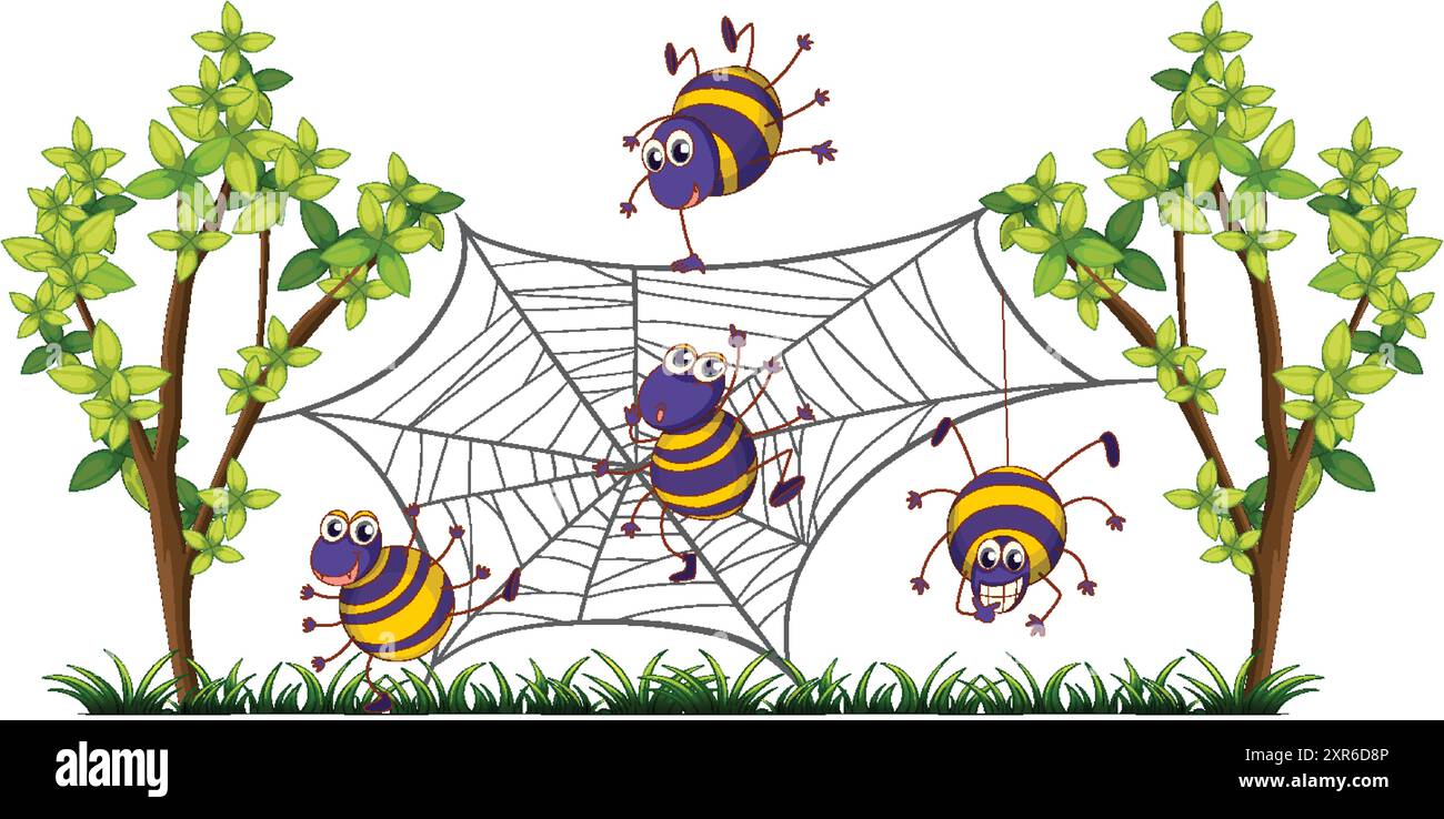 Between trees Cut Out Stock Images & Pictures - Alamy