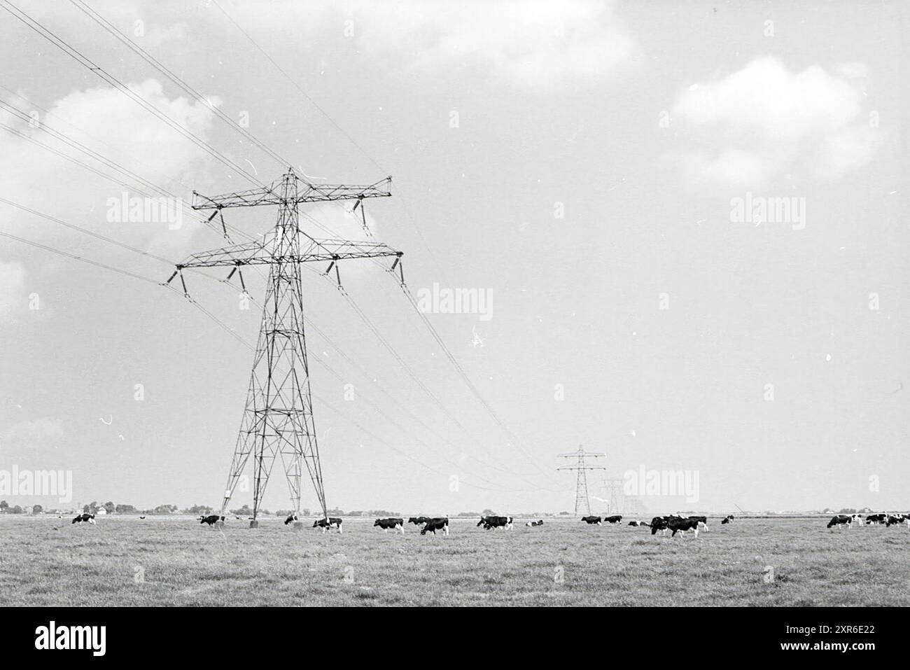 High voltage pylons spaarnwoude hi-res stock photography and images - Alamy