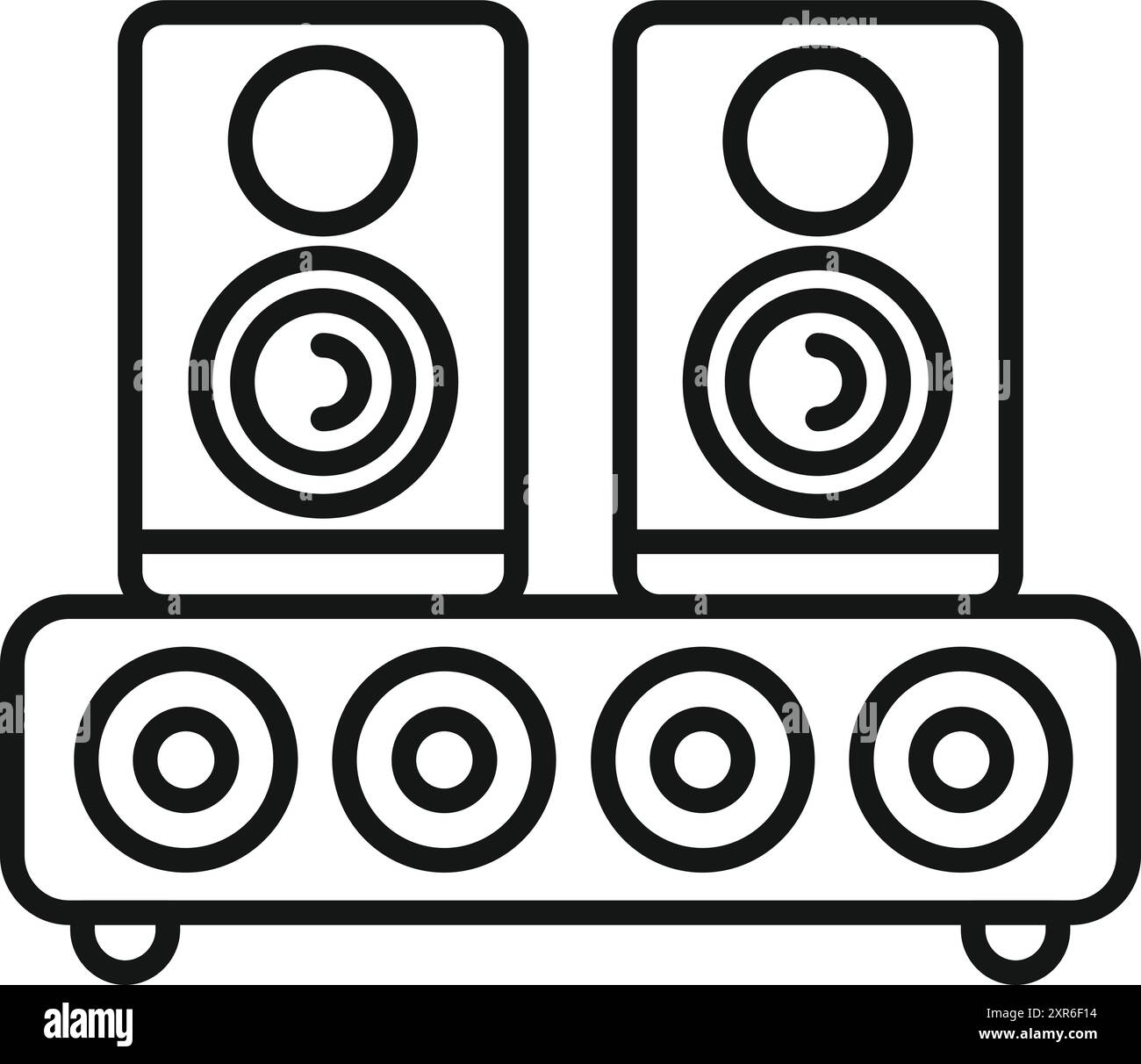 Clear sound waves Stock Vector Images - Alamy