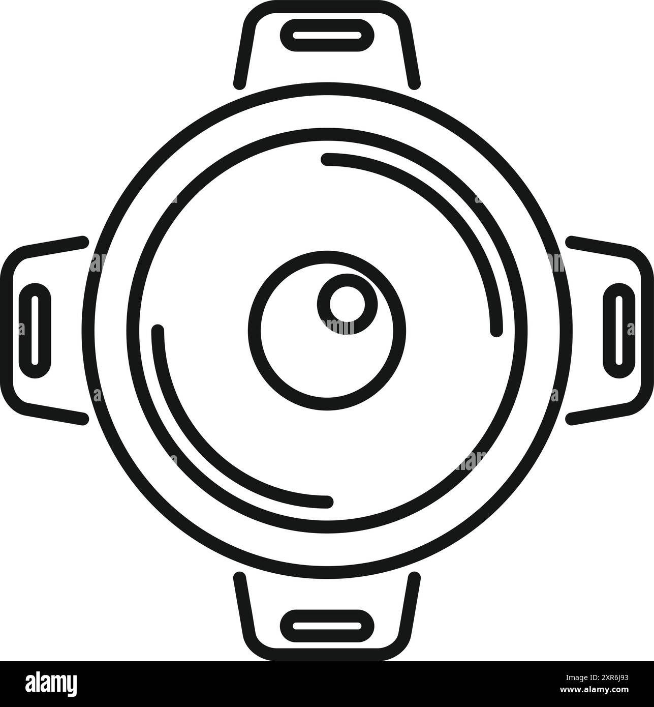 Simple black and white line drawing of a saucepan, perfect for ...