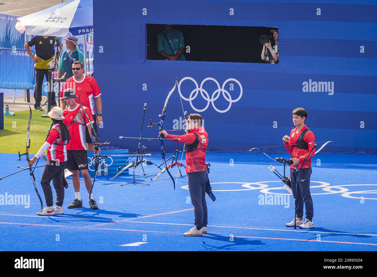 FRANCE. PARIS (75) (7TH DISTRICT) PARIS 2024 OLYMPIC GAMES. ARCHERY ...