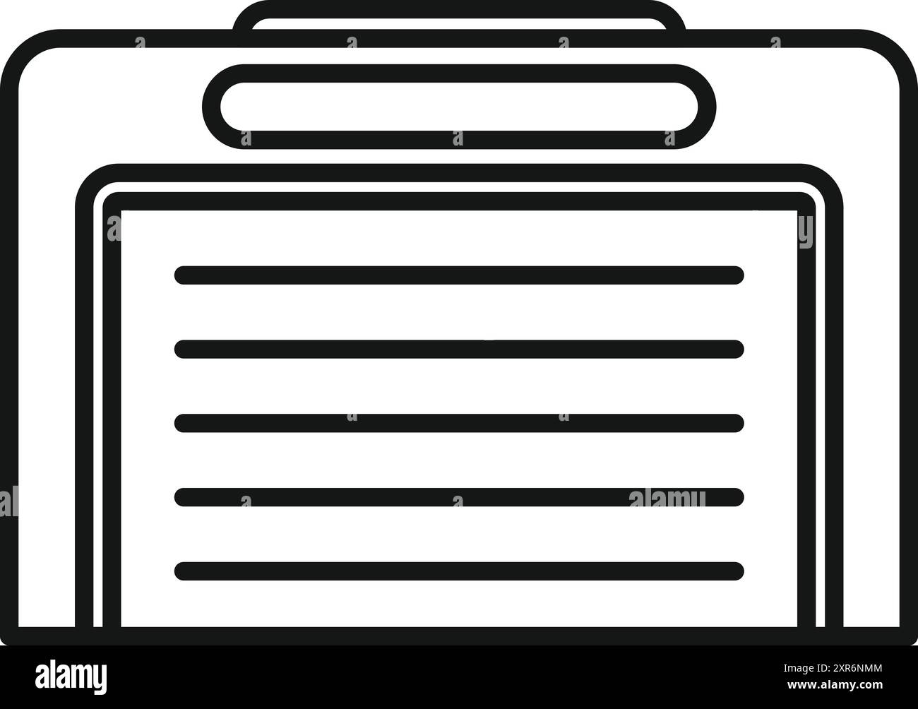 Automatic garage door with remote control icon showing open and close ...